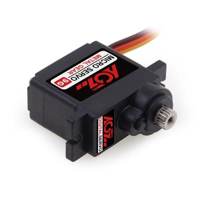 China Hot AGF B9DLM 9g Metal Gear Mini Digital Servo 450 For Fixed-Wing Airplane 2.2KG Toy Robot GPS Motors Car Style Battery for sale