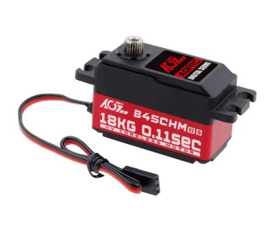 China AGFRC B45CHM V2 18kg 0.110sec Programmable Coreless Motor Metal Gear Digital Low Profile Servo For 1/12 RC Cars/Helicopter Robot for sale