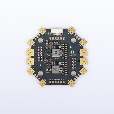 China Foxeer PDB400 8S 400A PDB LIPO 4-8S Distribution Board DUAL Battery PAD Installation Hole Spacing 30.5mm for FPV Drone Parts for sale