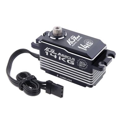 China AGFRC Full A62CLS 57g 8.4V 14KG 0.074s Low Profile Metal Gear USB Programmable Digital Coreless 25T RC Car Plane Robot Servo for sale