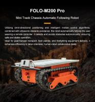 China Foxtechrobot FOLO M200 Pro Mini Track Chassis Autonomous Automatic Following Robot for sale
