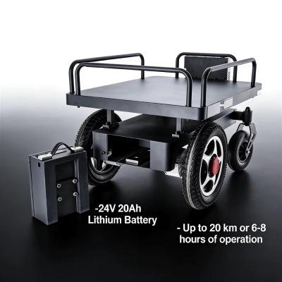 China FOLO-100 PRO Hot Sale Factory Price Automatic Heavy Duty Steel Transport Warehouse Shop Floor Following Robot for sale