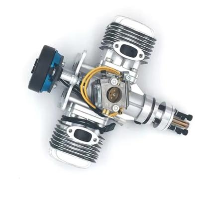 China Dle 60cc Twin Uav Engine With 14v180w Power Generator System for sale
