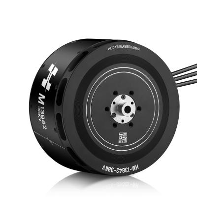 China Industry Usage IPX5 High Hobbywing 13842 24S 36N42P Dron Heavy Lift Motor Power UAV Brushless for sale