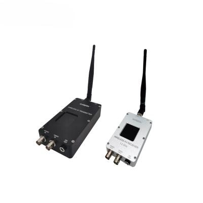 China Powerful 10 Watt RF Wireless Video  Audio Transmitter  Receiver For FM Radio Broadcasting Equipment for sale