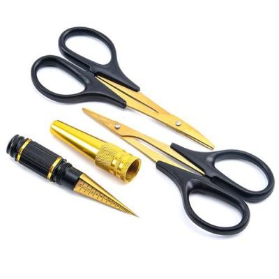 China Stainless Steel Hole Opener Reamer Drill 0-14mm Puncher Car Scissors For RC Ship Aircraft DIY Tools Metal Material for sale