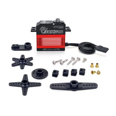 China Waterproof Servo 16KG 23 24 25 30 70 Digital Aluminium Metal Gears For 1/12 1/10 1/8 1/7 1/5 RC Car Buggy Boat for sale