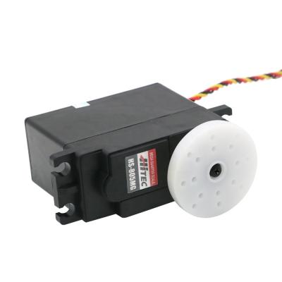 China Hitec HS-805MG HS 4.8V-6.0V Water Dust Resistant Mega Metal Gear 8Mm Output Shaft Dual Ball Bearings Servo For 1/5Th Car for sale