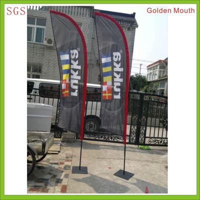 China shenzhen factory beach flags for sale