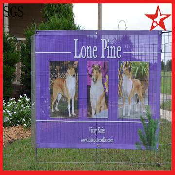China promotional advertising full color vinyl pvc mesh fence banners for sale