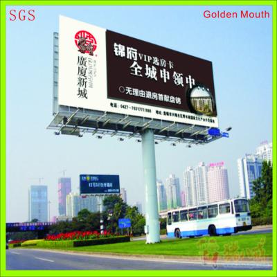 China 510g PVC banner flex large format billboard printing with uv coating for sale