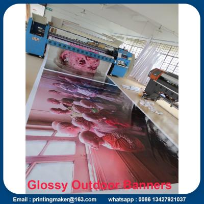 China Large Format Printing Custom Vinyl Banners with Grommets for sale
