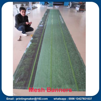China Outdoor Fence Vinyl Mesh Banners With Velcro for sale