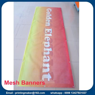 China Hanging PVC Mesh Fence Vinyl Promotional Banner for sale