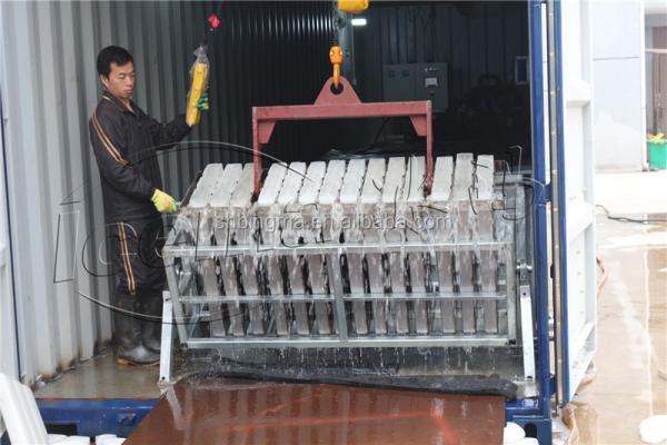 10t/24h Container Ice Machine Industrial Block Ice Machine R404a R22