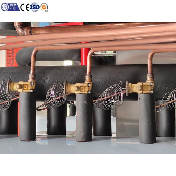 직접 냉각 블록 얼음 기계 1 냉각 액체 R22 / R404A 얼음 곰팡이 크기 380 * 180 * 1000mm 6450 * 2360 * 2530mm