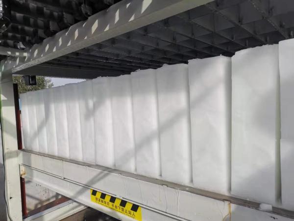37.5KW Cooling Capacity Direct Cooling Block Ice Machine with Stainless Steel Plate Evaporator