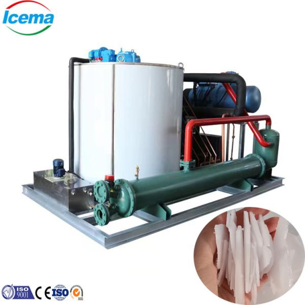 Automatic 20t/H Snowflake Ice Maker Machine For Fresh Seafood Fishery