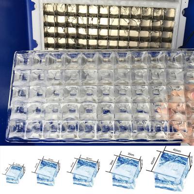 China Efficient Industrial Ice Cube Maker Stainless Steel 40kg/24h Ice Making Capacity for sale