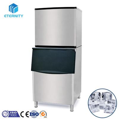 중국 250kg 얼음 저장 용량 레스토랑 바 가정 냉각용 상업용 큐브 얼음 기계 판매용