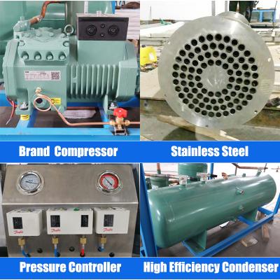 China 8T/24H Commercial Tube Ice Machine with PLC Controller Schneider Circuit Interrupter and R404 Refrigerant for sale