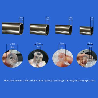 China 8T/24H Commercial Tube Ice Machine with PLC Controller Schneider Circuit Interrupter and R404 Refrigerant for sale