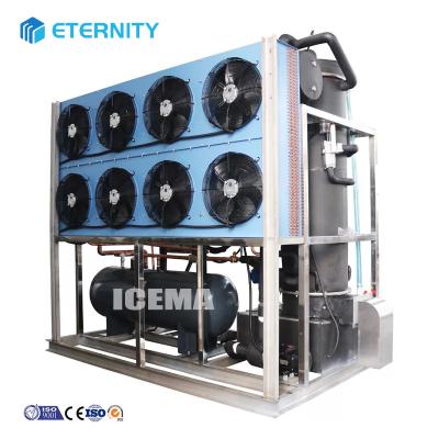 China 8T/24H Commercial Tube Ice Machine with PLC Controller Schneider Circuit Interrupter and R404 Refrigerant for sale