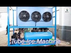 8T Ice Machine Tube With Stainless Steel Evaporator 8000kg
