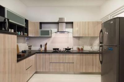 China Contemporary laminate commercial customized partical board material high quality kitchen cabinet for sale