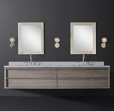 China Foshan Hot Sell Bathroom Vanity DIY with Smart LED Light Mirror for sale