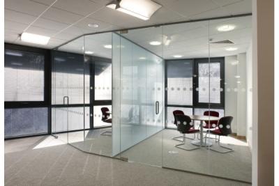 China Modern design Frameless Glass office partition/movable office partition cheap price for sale