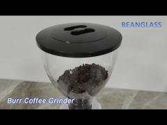 Electric Burr Coffee Grinder 1.2kg Hopper Stainless Steel For Commercial