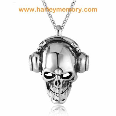 China harley biker legend Hight quality stainless steel skull pandent for sale