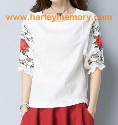 China harley biker legend woman blouses woman shirts and fashion blouses chiffon shirt,linen blouses for sale