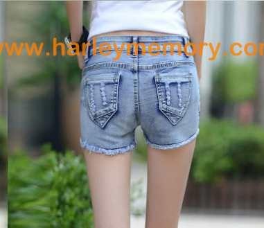 China fashion woman jeans short pants for sale