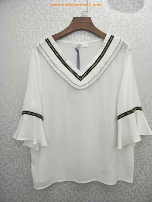 China harley woman blouses woman shirts and biker blouses chiffon shirt,linen blouses for sale