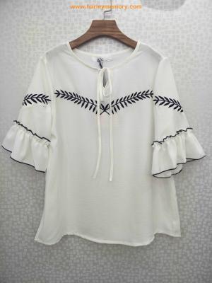 China harley biker legend woman blouses woman shirts and fashion blouses chiffon shirt,linen blouses for sale