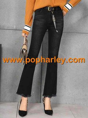 China factory wholesale lady denim jeans,leisure trousers,plaid trousers for sale