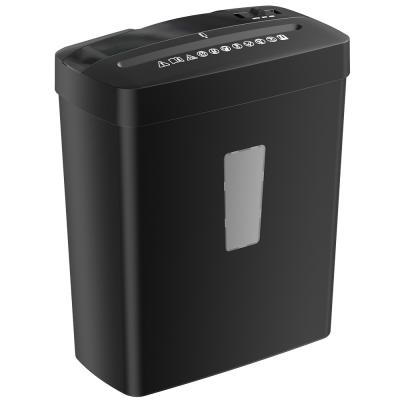 China 13L Basket Cross Cut Paper Shredding Machine For Office Home  C220P Electronic 6 Sheets A4 Paper Shredder for sale