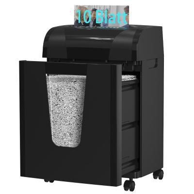 China C261P 10 Sheets Micro Cut Office Home Paper shredder Machine With 20L Bin for sale