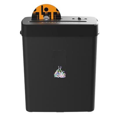 China P4 Security 8 Sheets Cross Cut Paper Shredder Machine CD222P-8 with 13L Bin Basket for sale