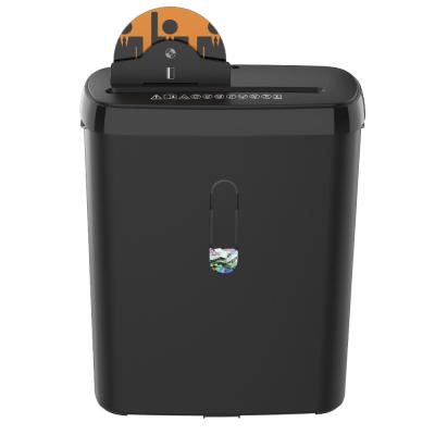 China Mini Shredding Machine Office Home 8 Sheets A4 Strip Cut Cd Card Paper Shredder With 11L Bin SD108P for sale