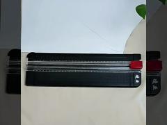 Triturador de papel de guilhotina de trabalho pesado de estilo Wave Blade Triturador de papel caseiro 392 * 138 * 62mm