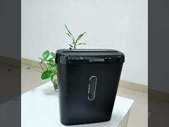 S636B 5 sheets A4 strip cut paper shredder with 10L bin volumn for home office