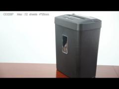 CD226P-12 P-4 Security level heavy duty paper shredder machine for office cross cut