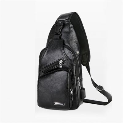 China Hot Selling Men's PU Messenger Bag High Quality Shoulder Travel Bag Durable Leather Fashionable Waterproof Portable Trunk Bag G040B factory