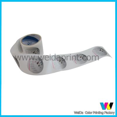 China Lustroso laminado em volta da etiqueta feita sob encomenda que imprime a etiqueta de Rolls para produtos dos cosméticos à venda