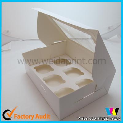 Cina Scatole normali professionali di imballaggio per alimenti per il muffin del sudore su misura in vendita