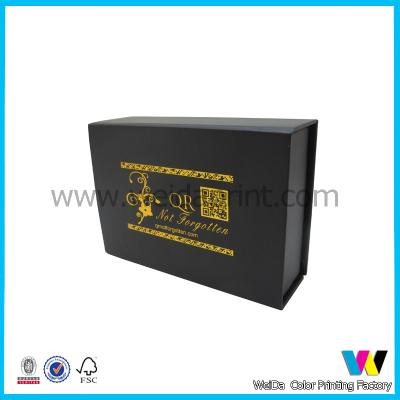 Cina Contenitore d'imballaggio di carta di cartone duro con il vassoio nero della spugna dentro in vendita