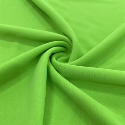China Super poly 4 way stretch shoe fabric material tricot knitted 100% polyester fabric for sale